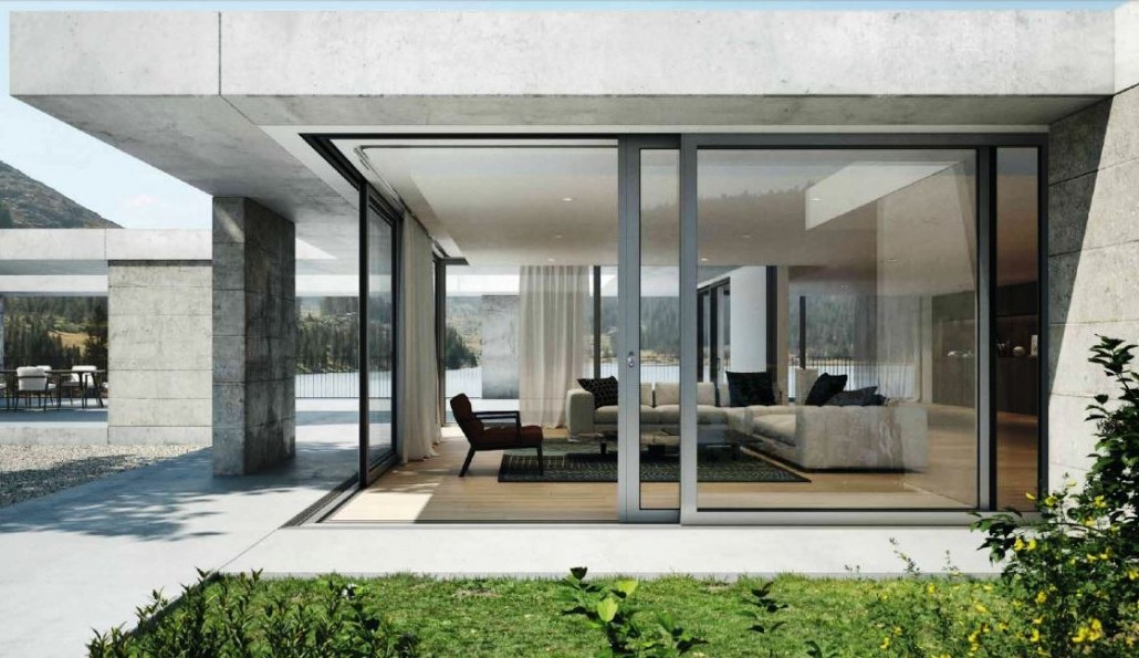 Aluminium corner patio installation